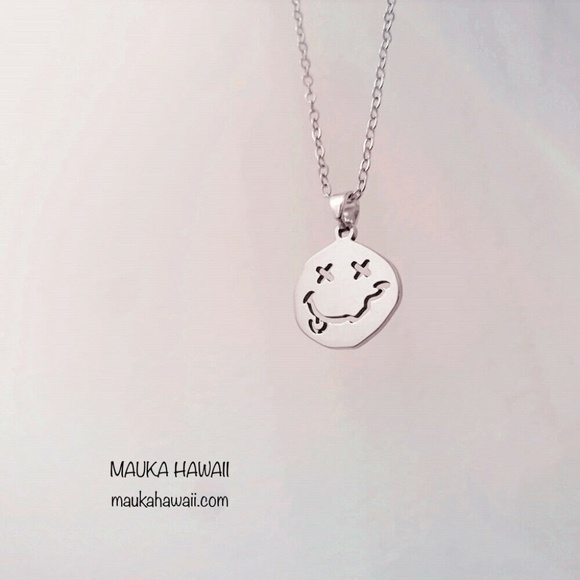 Mauka Hawaii | Jewelry | Stainless Wacky Nirvana Smiley Face Smile ...